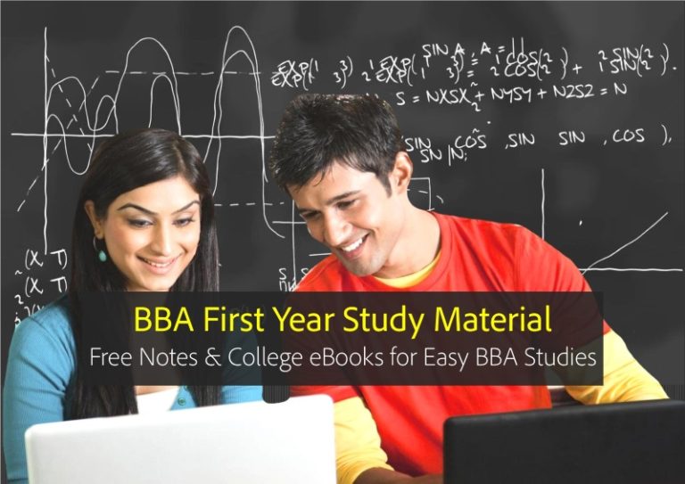 BBA First Year College Lecture Notes & eBooks – Download Free BBA Notes ...