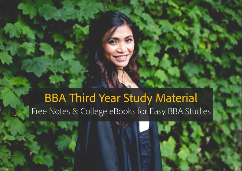 Get BBA Third Year Subject PDF Notes & eBooks – Download Hi-Quality and ...