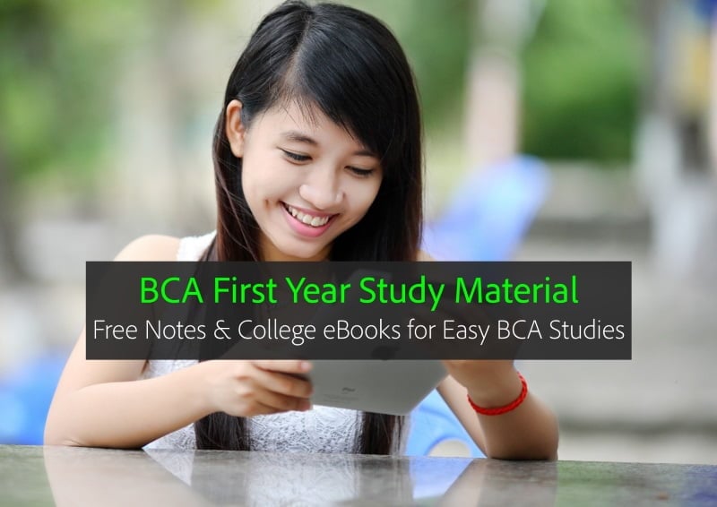BCA study resources notes, eBooks, projects, training reports free ...