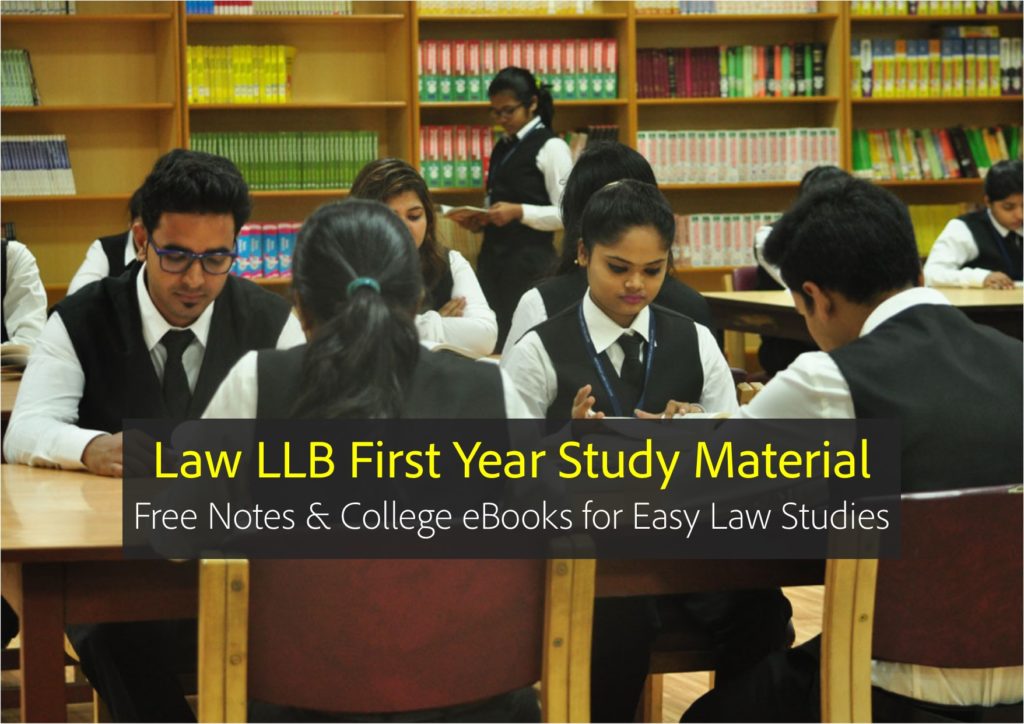 LLB Law notes, eBooks, solved cases, training reports free download