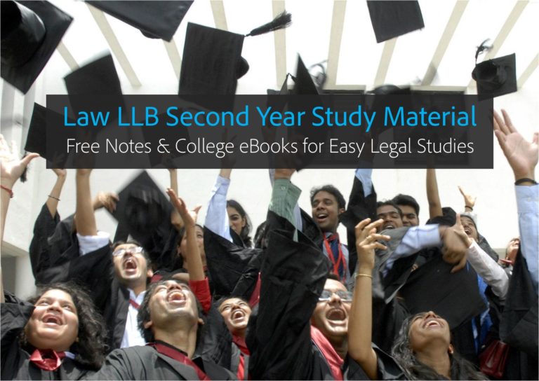 LLB Law Second Year Lecture Notes and eBooks – Get Free PDF LLB Study ...