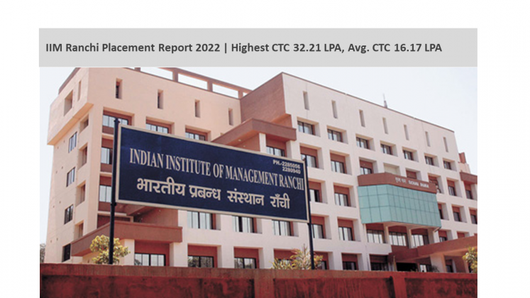 IIM Ranchi Placements 2022: Highest Salary Package, Average CTC, Top ...